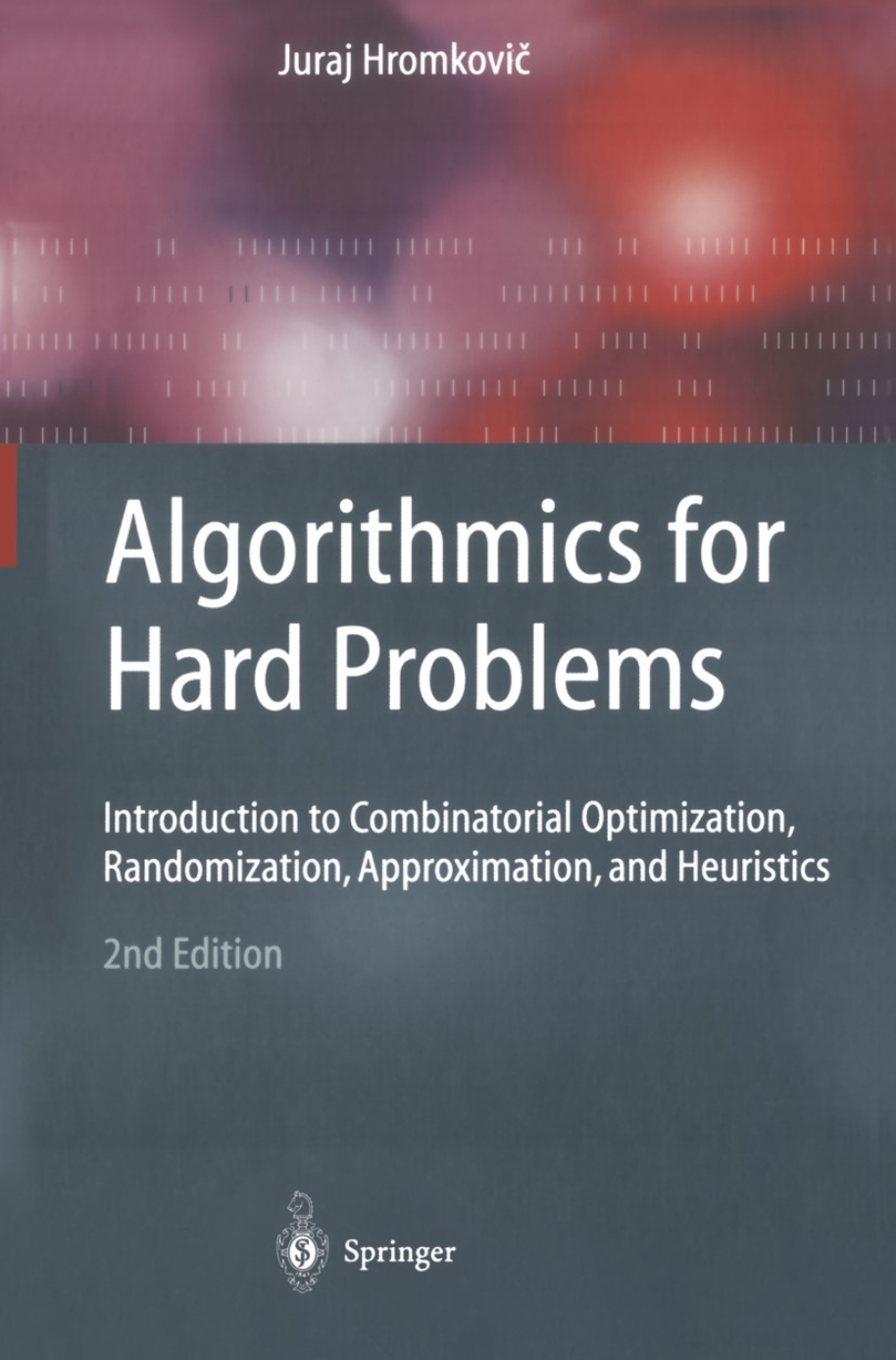 Algorithmics for Hard Problems – Printrado